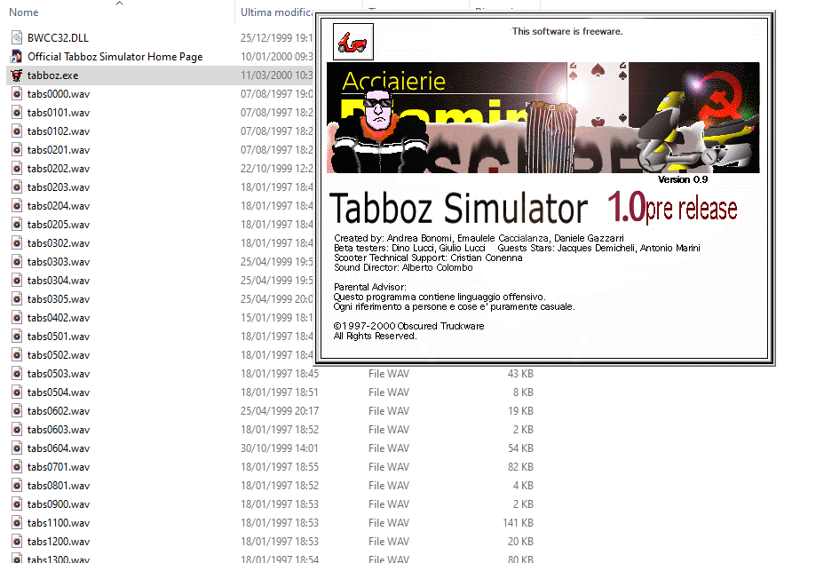AGGIUNTO NUOVO GIOCO: Tabboz Simulator (PC) :: I Tutorial Di Isaia Falletta
